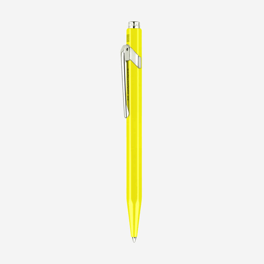 849™ FLUO LINE Ballpoint Pen YELLOW – Caran d'ache ตัวแทนจำหน่ายปากกา ...